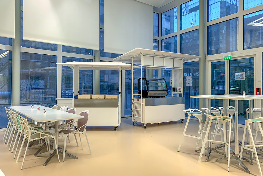 Chariot restauration d'entreprise - Sodexo - Restauration collective