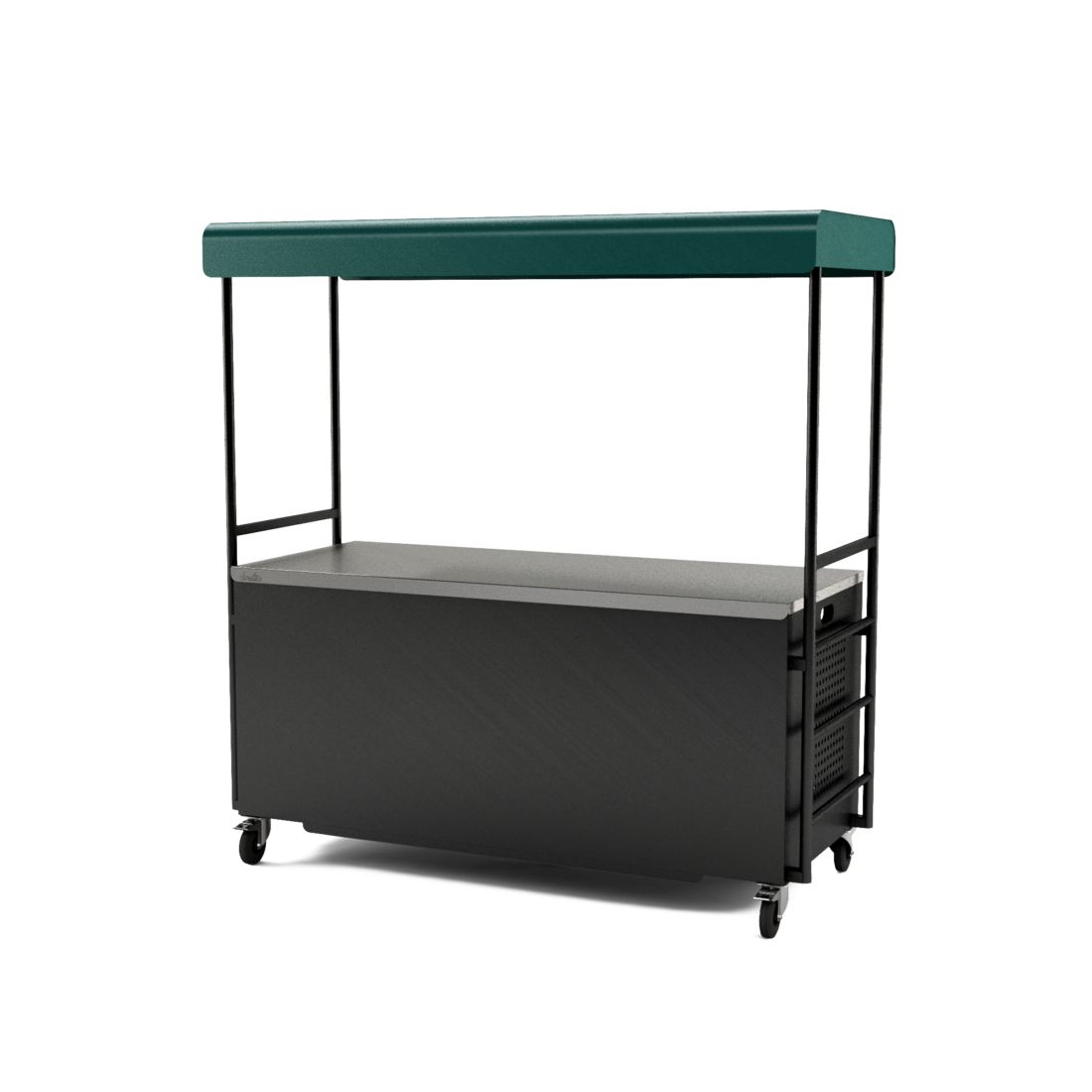 Chariot ambulant pour traiteur, restauration et vente ambulante