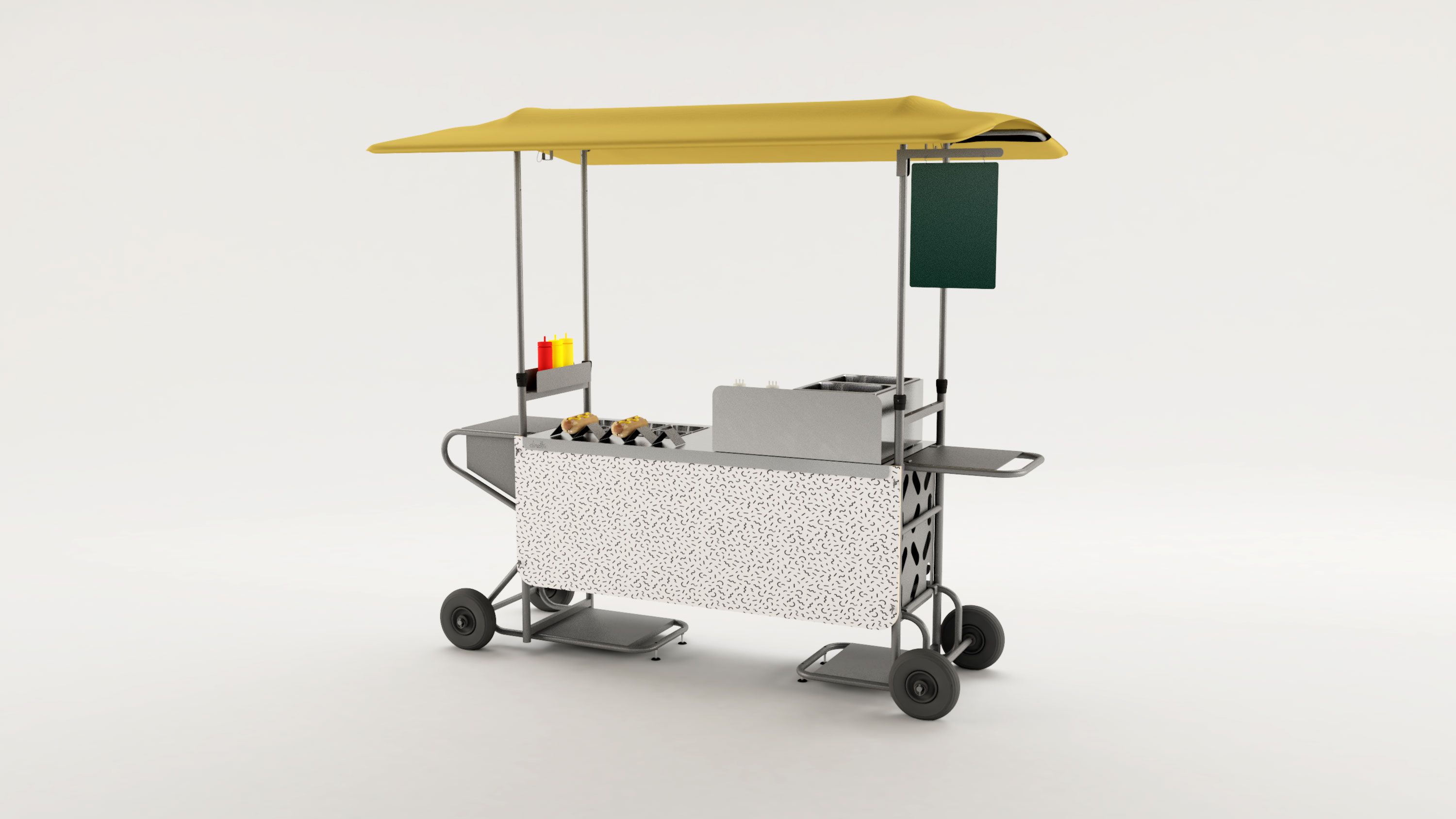 Stand démontable - Pack Hot-dog Street-food - Dinettes