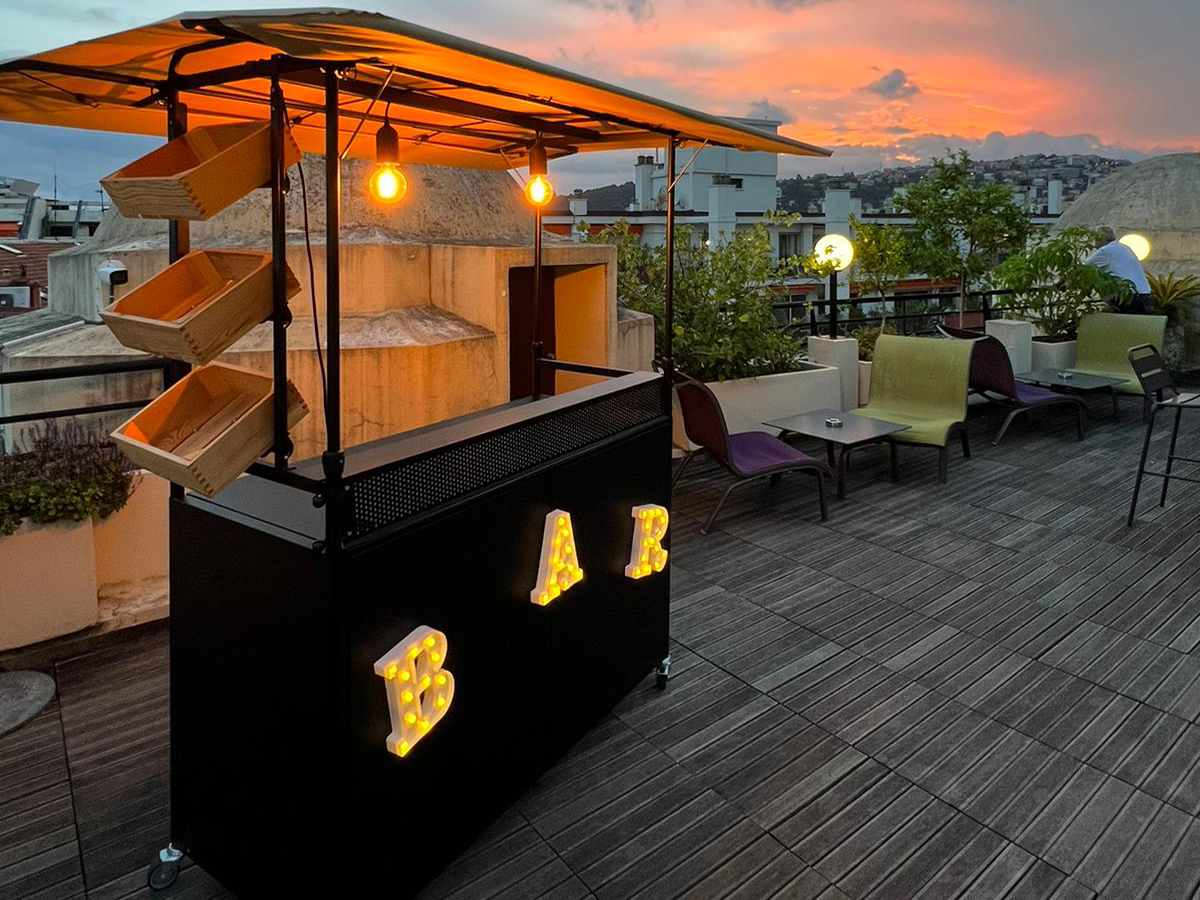 Stand bar à cocktail, bar à vin - Hôtel Mercure Nice Centre Grimaldi