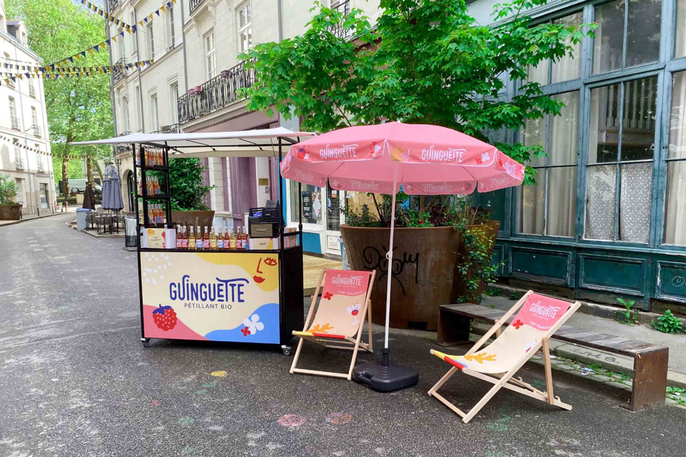Stand vente / dégustation de boissons - Le Coq Toqué - Cidres et jus Bio