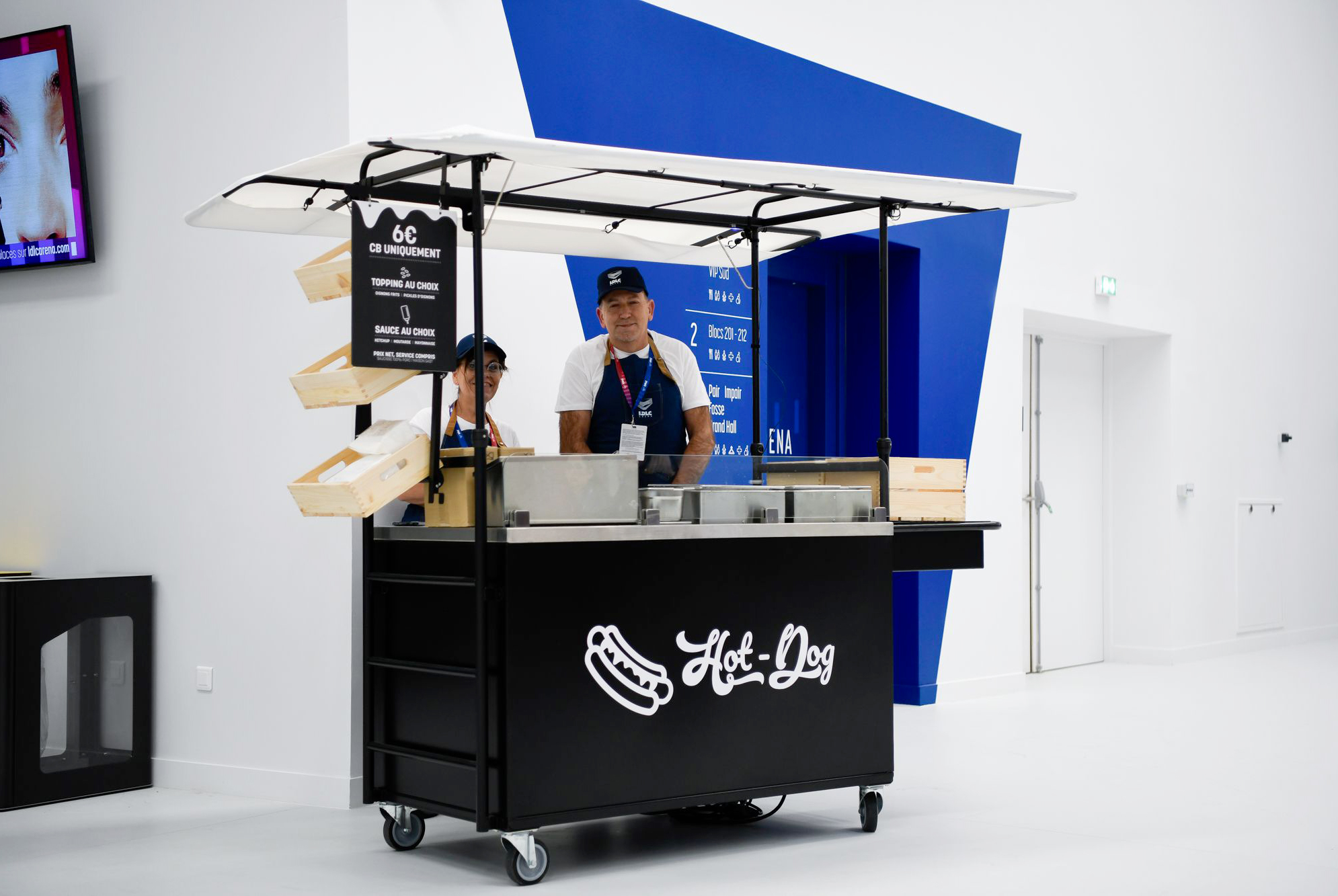 Chariot snack ambulant / mobile - Marcel Marlier - Musée / Centre culturel