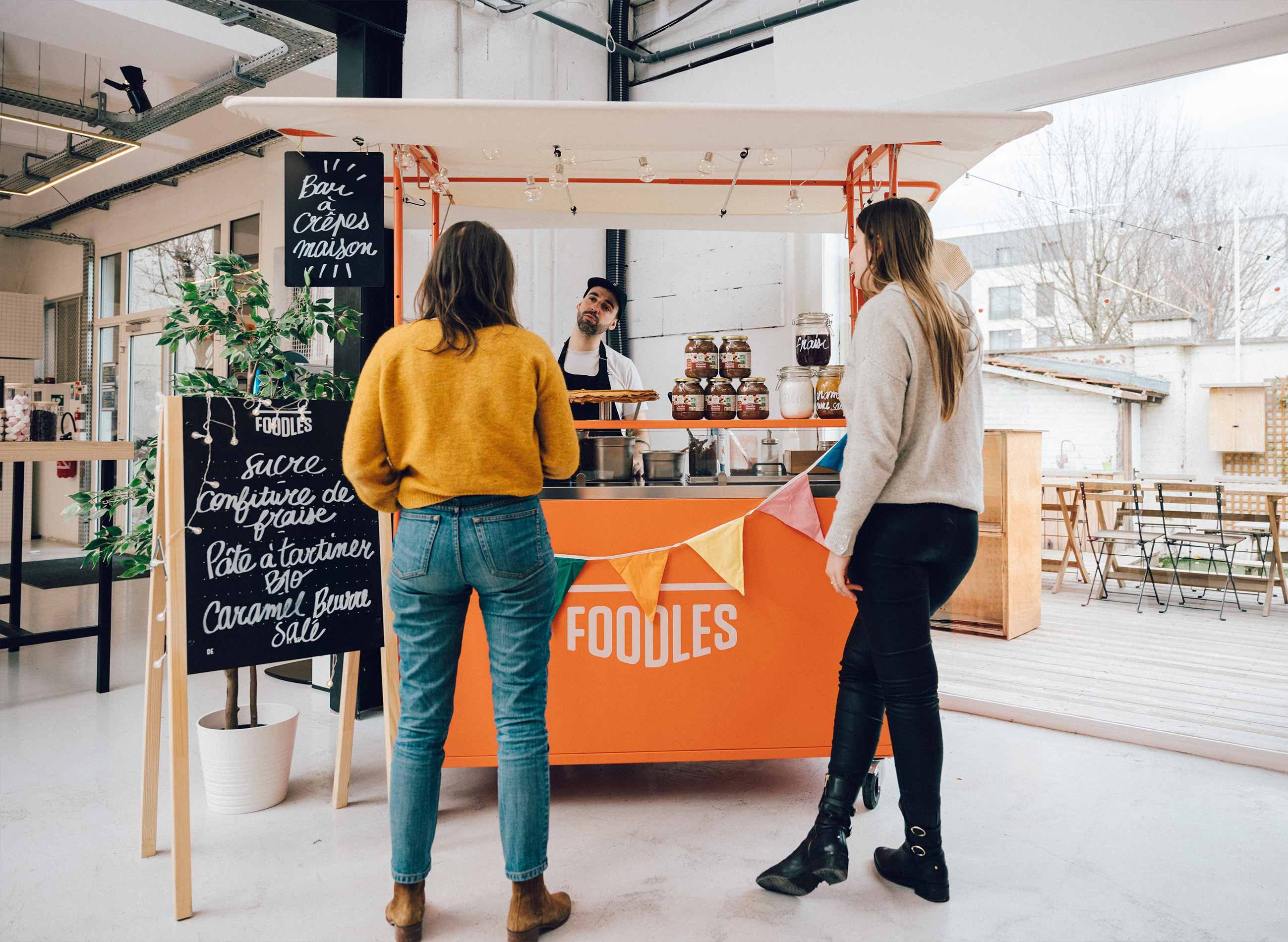 Chariot Snacks - Foodles - Restauration d'entreprise